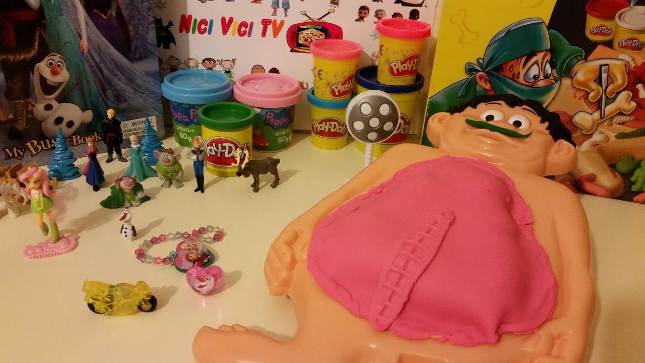 Play doh operation playset doctor bibber playdough toy hasbro Frozen ...