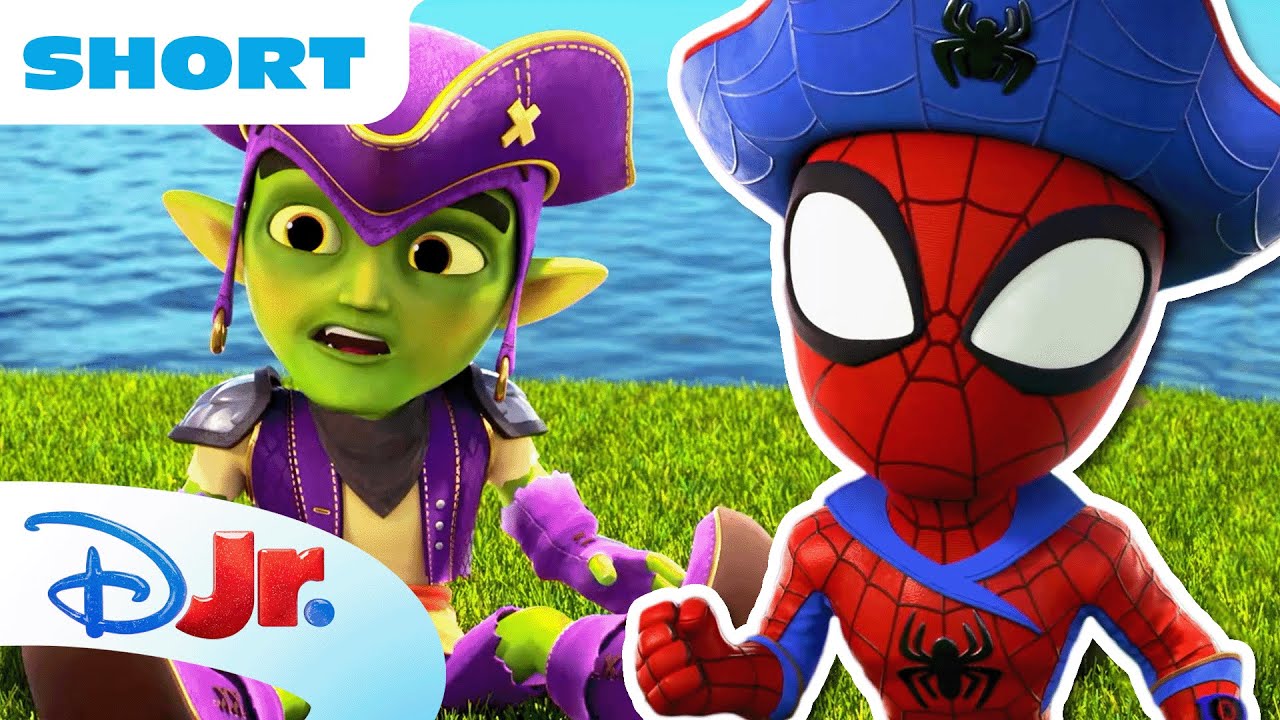 Team Spidey vs. Pirate Gobby 🏝️ | Meet Spidey and his Amazing Friends ...