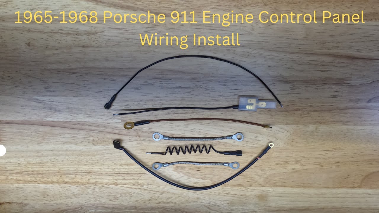 1965-1968 Porsche 911 Engine Control Panel Wiring Install - YouTube