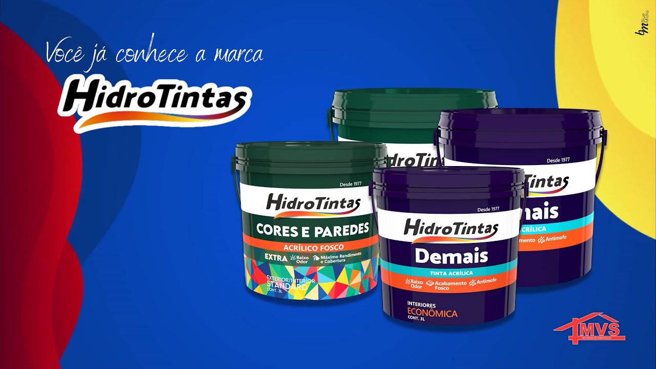 HIDROTINTAS | Descubra a Qualidade e Inovação dessa marca | A Tinta ...