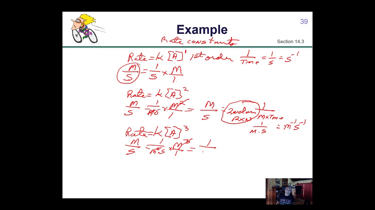 Chapter 14 Video 5 Rate Constant Units - YouTube