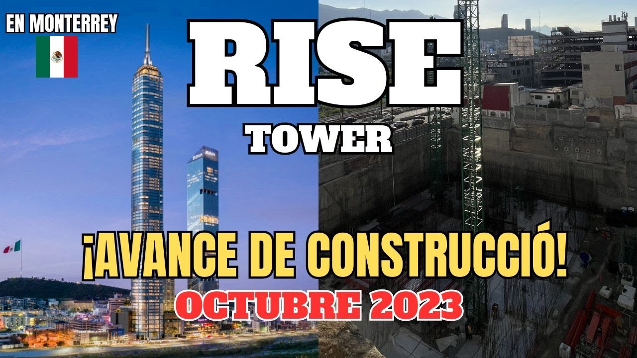 TORRE RISE Avance de construcción, rascacielos de 475 metros de altura ...