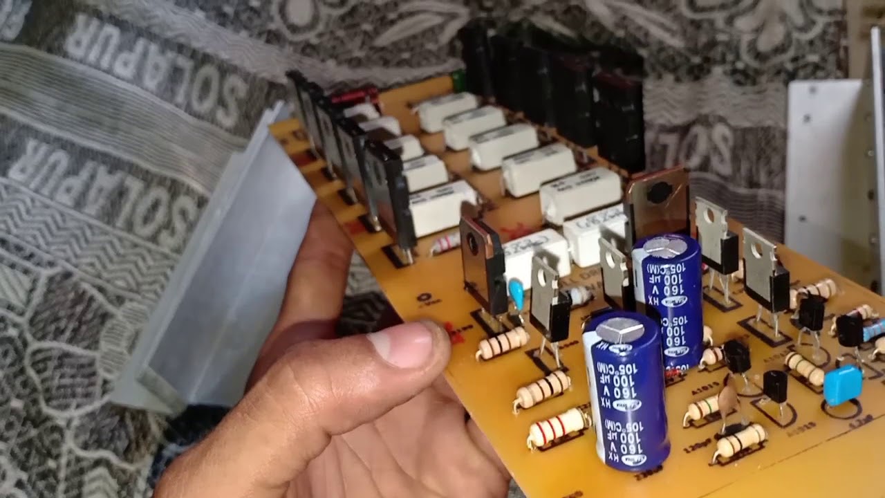 500 watts mono booster amplifier board rewive - YouTube