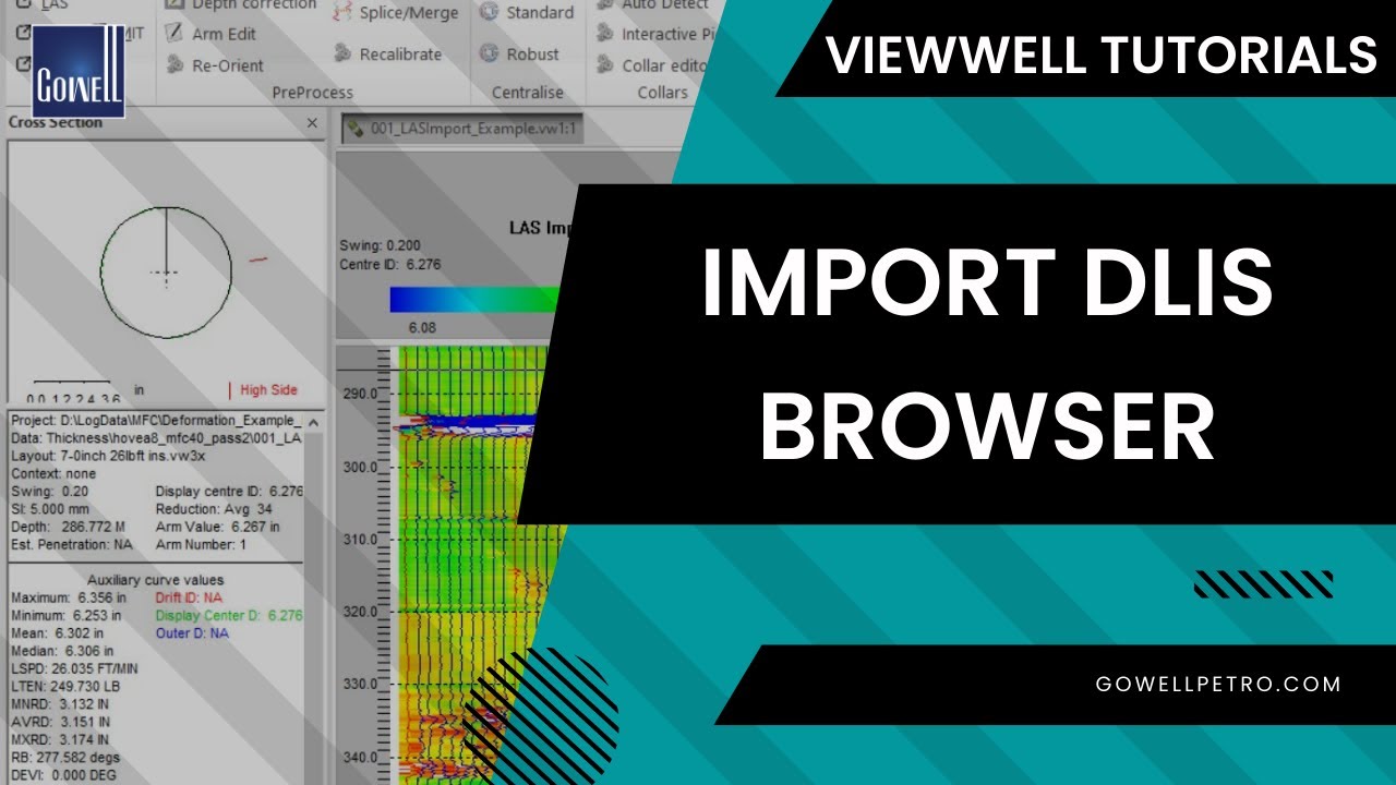 How to use Import DLIS Browser - YouTube