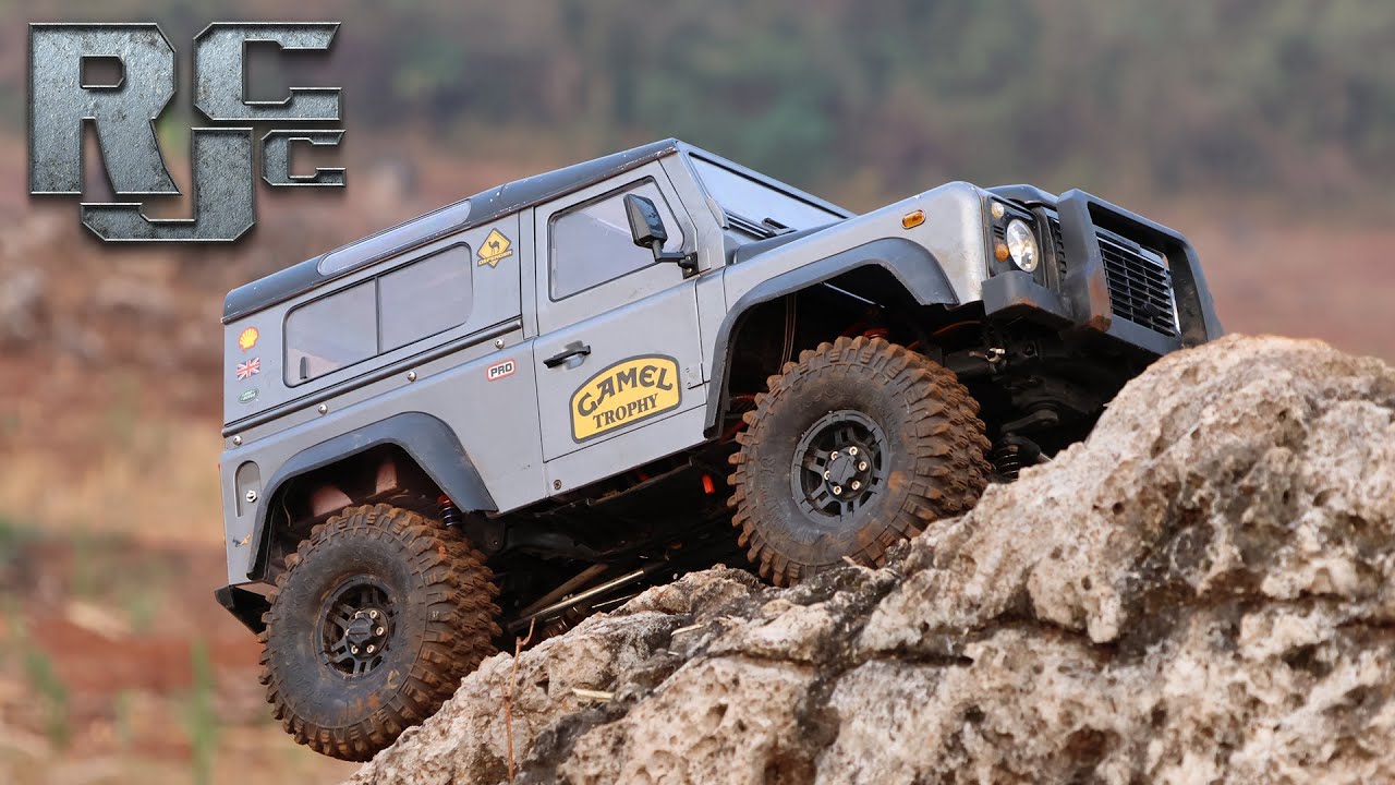 Land Rover RC Adventure 1/10 Scale MN999 Defender Wade on the roughest ...