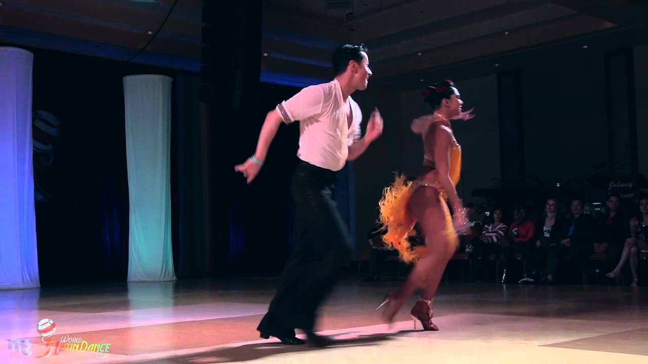 Csaba Szirmai & Serena Cuevas - chachacha finals - 4th place - World ...
