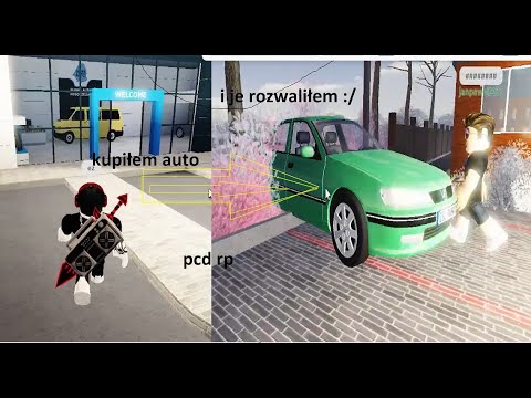PCD RP) KUPILEM NOWE AUTO I JE ROZWALIŁEM (POLISH CAR DRIVING ROBLOX ...