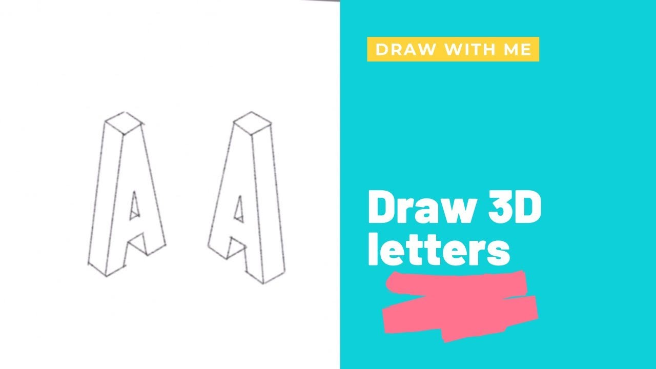 How To: Isometric Grid Letters - YouTube