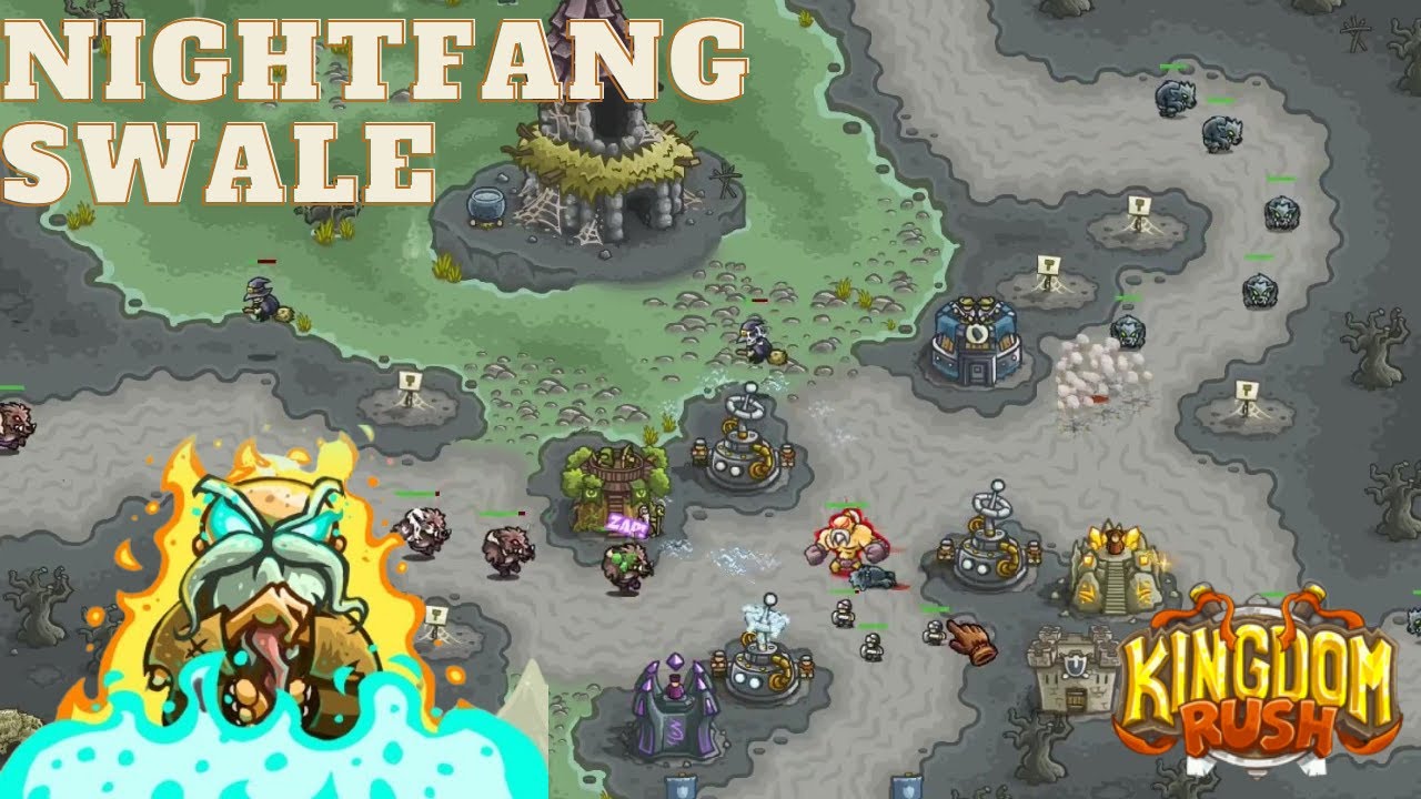 Kingdom Rush - Tower Defense - Nightfang Swale - Part 25 - YouTube