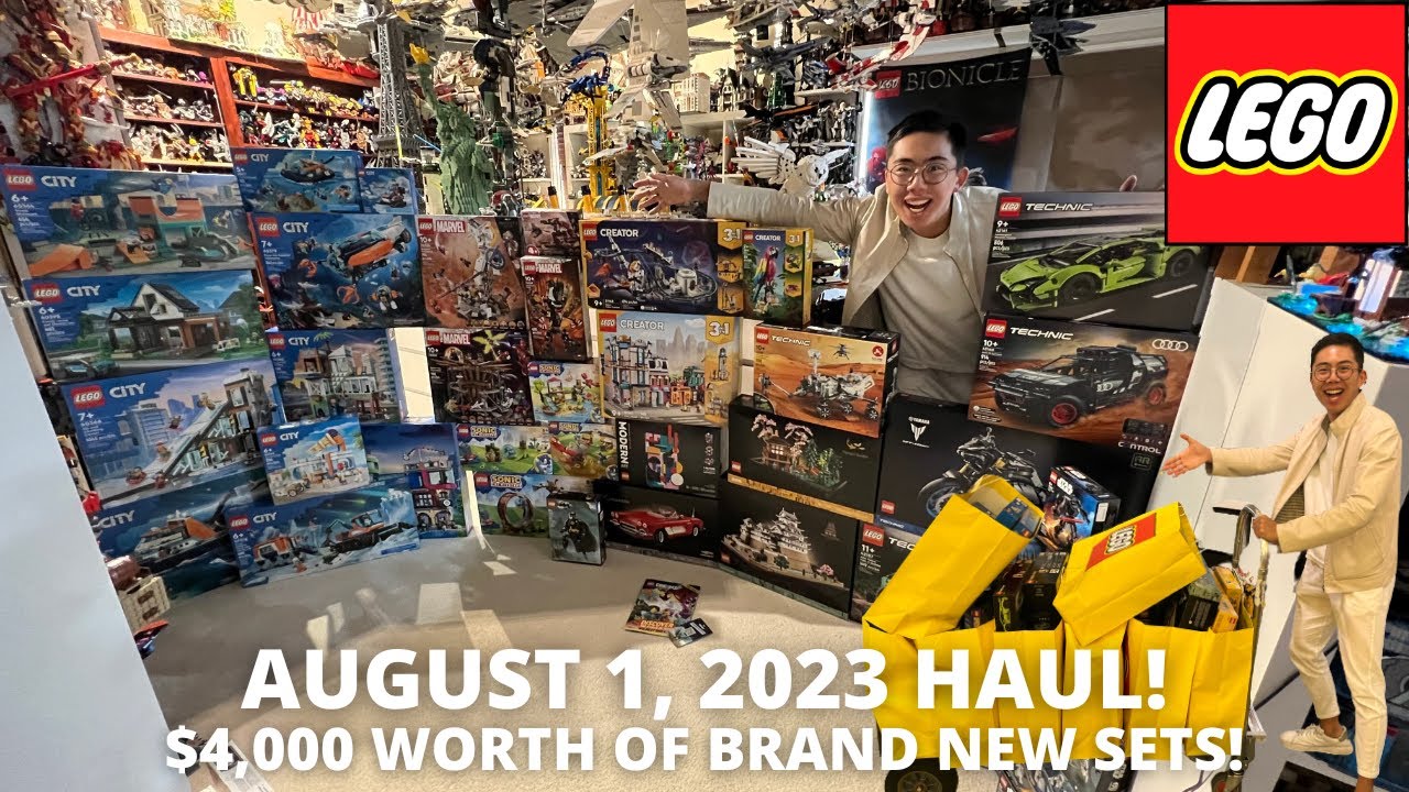 My MASSIVE $4K August 1 LEGO Haul! - YouTube