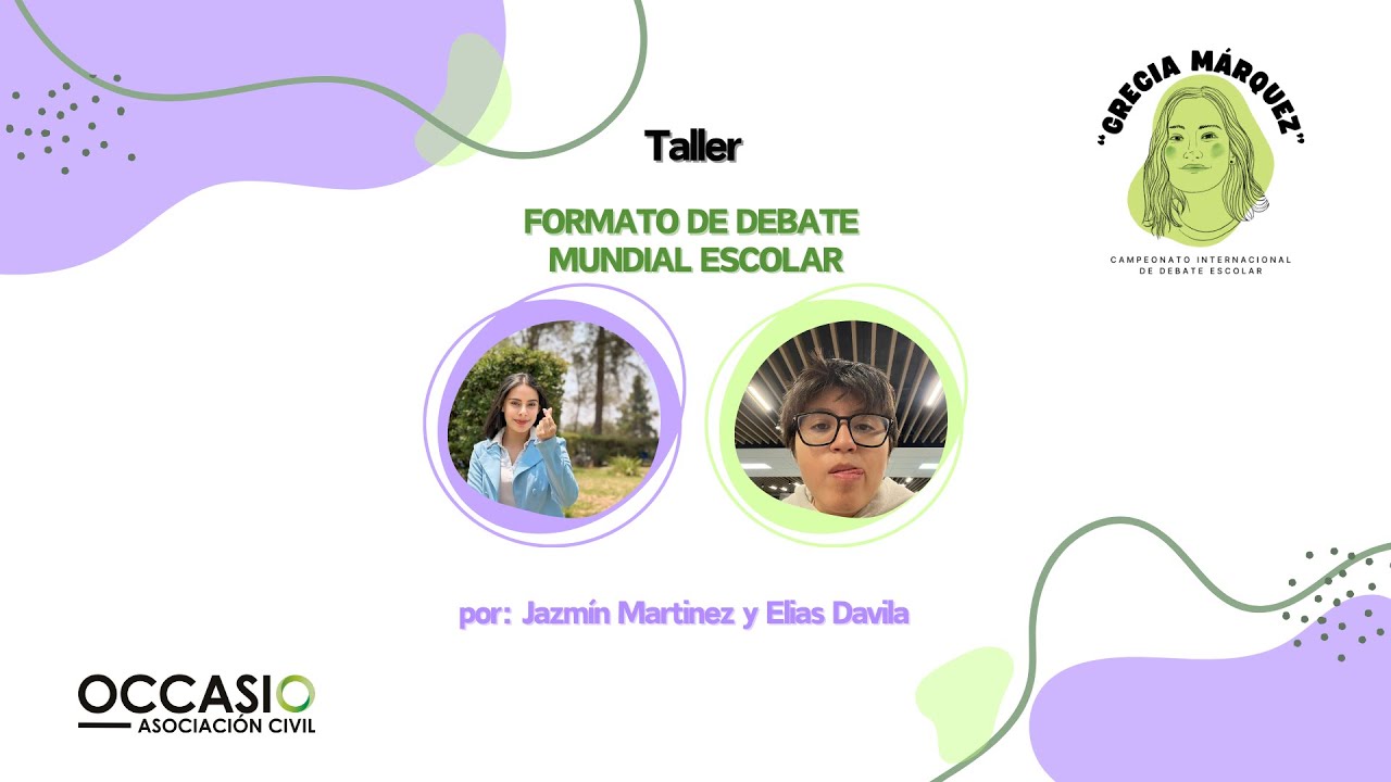 Taller "Formato de Debate Mundial Escolar" - YouTube