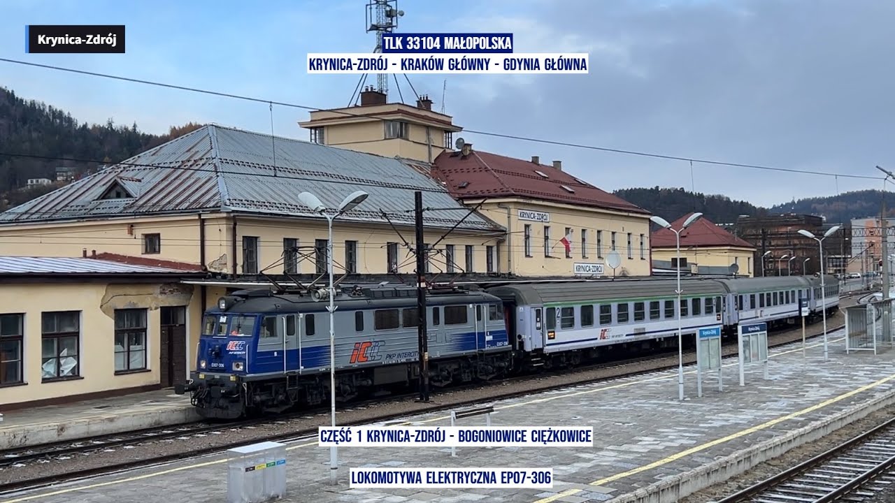 TLK 33104 MAŁOPOLSKA Krynica-Zdrój - Gdynia Główna Dolina Popradu Tanie Kolejowanie okiem ...