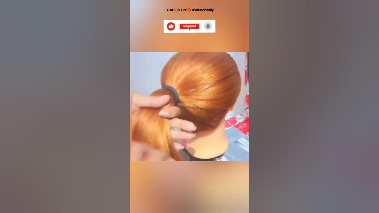 simple everyday hairstyle - YouTube