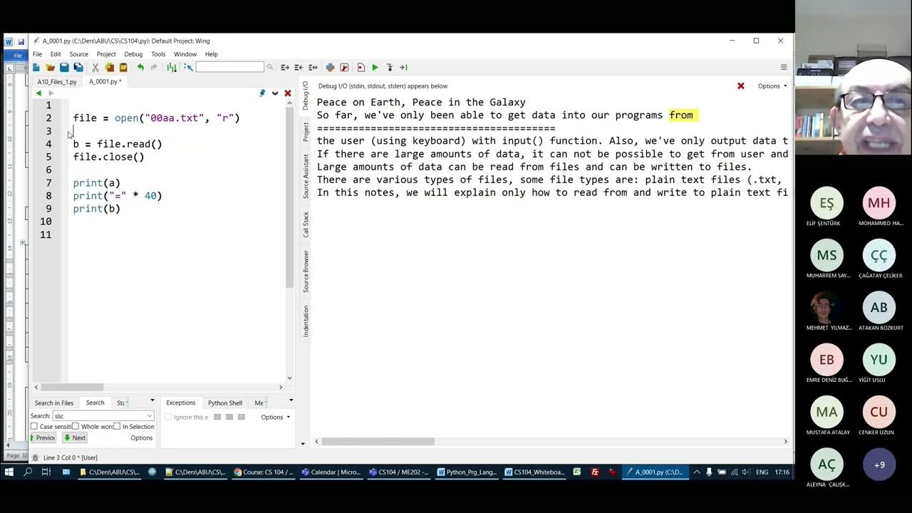 Python 10 File Io Cs104me202 2023 04 05 Youtube
