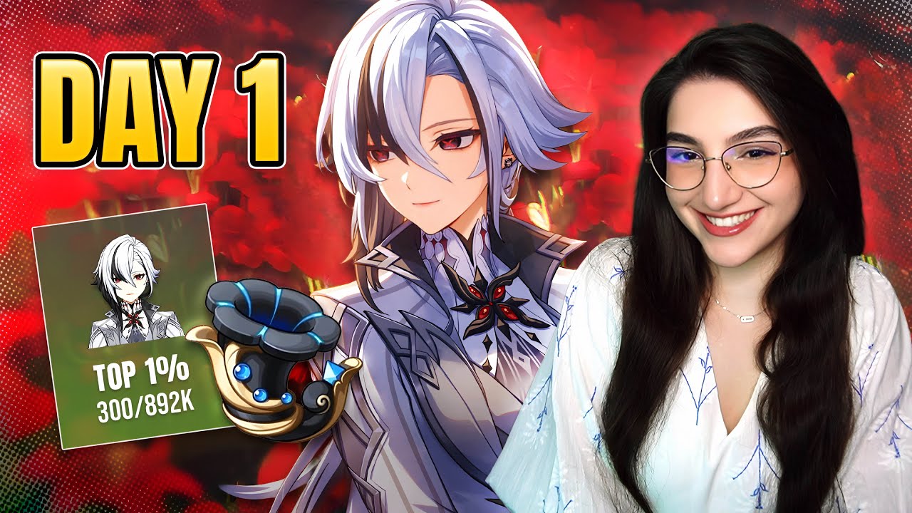 Jadealy Tries to Become #1 Arlecchino in the World (Day 1) - YouTube