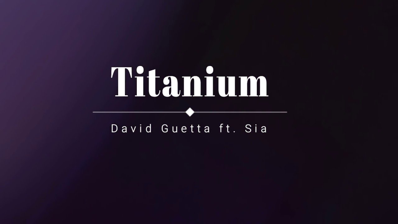 Titanium by David Guetta ft. Sia (cover) - YouTube