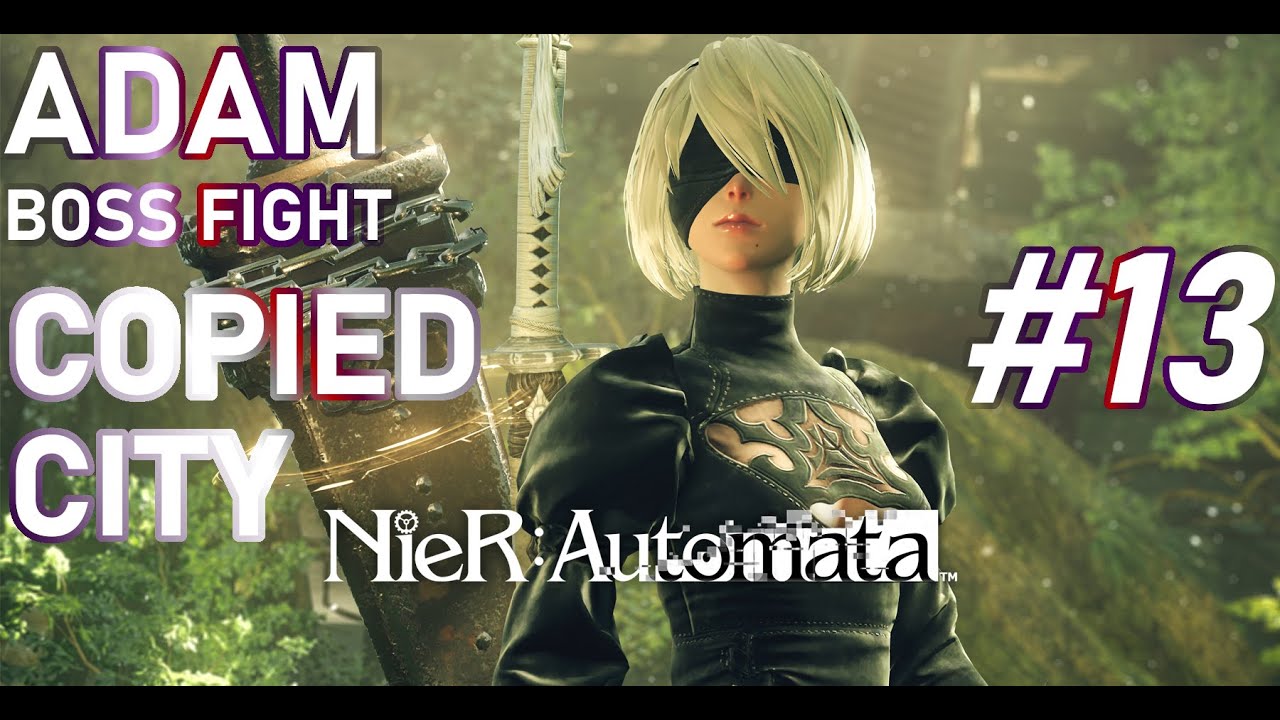 NieR:Automata | Nintendo Switch Gameplay | COPIED CITY + ADAM BOSS ...