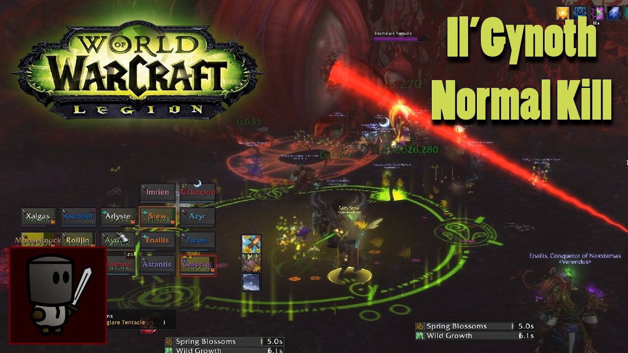 Il'Gynoth Kill (Normal Difficulty) - Emerald Nightmare Raid - World of ...