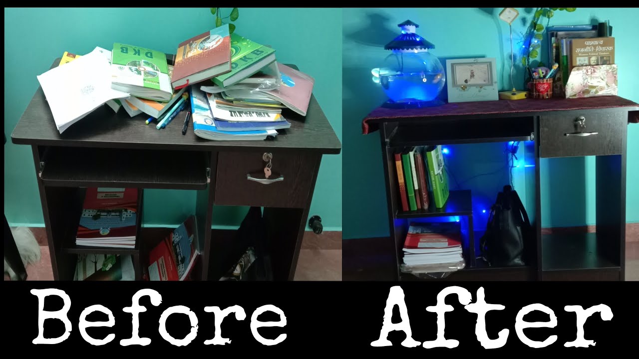 Tips To Organize Study Table | How To Organize Working Desk | Simplify ...