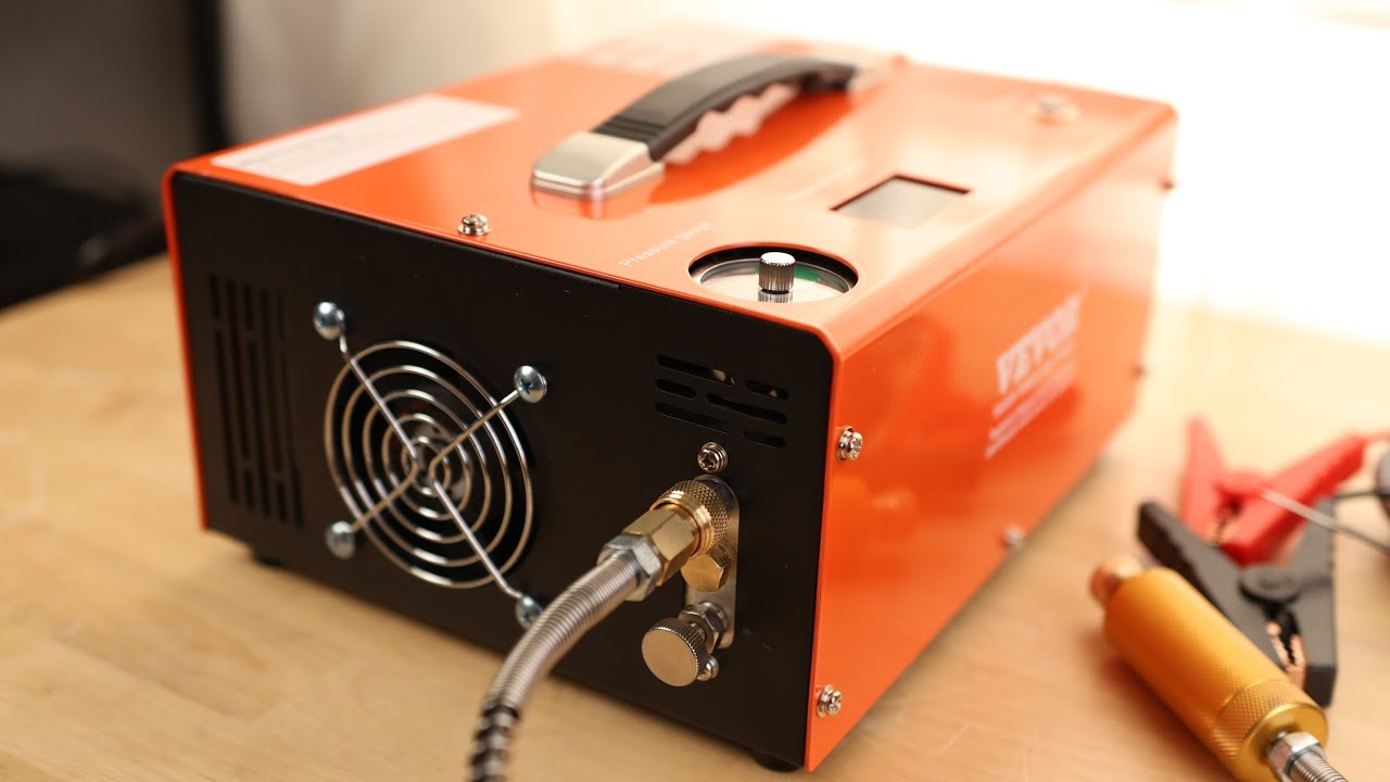 VEVOR PCP Air Compressor, 4500PSI Portable PCP Airgun Compressor with ...