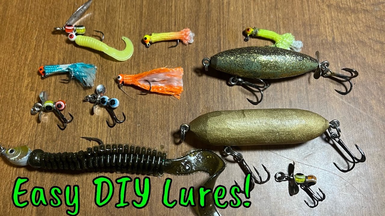 CHEAP AND EASY DIY Fishing Lures That You Can Make NOW!!! - YouTube