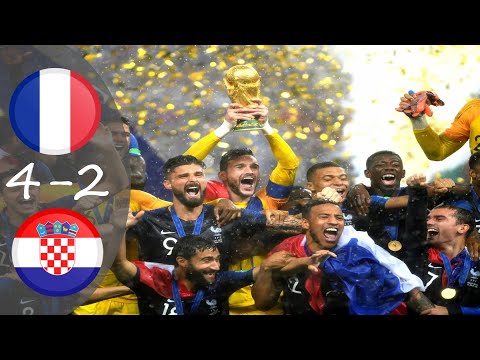 France vs Croatia 4-2 Final World Cup 2018 Extended Highlights |Arabic Commentary 🎤🔥|#worldcup