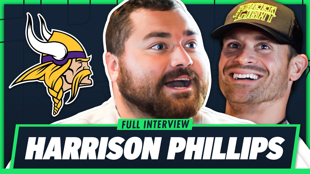 Harrison Phillips On Vikings DLine, Brian Flores & Wearing Sleeves ...