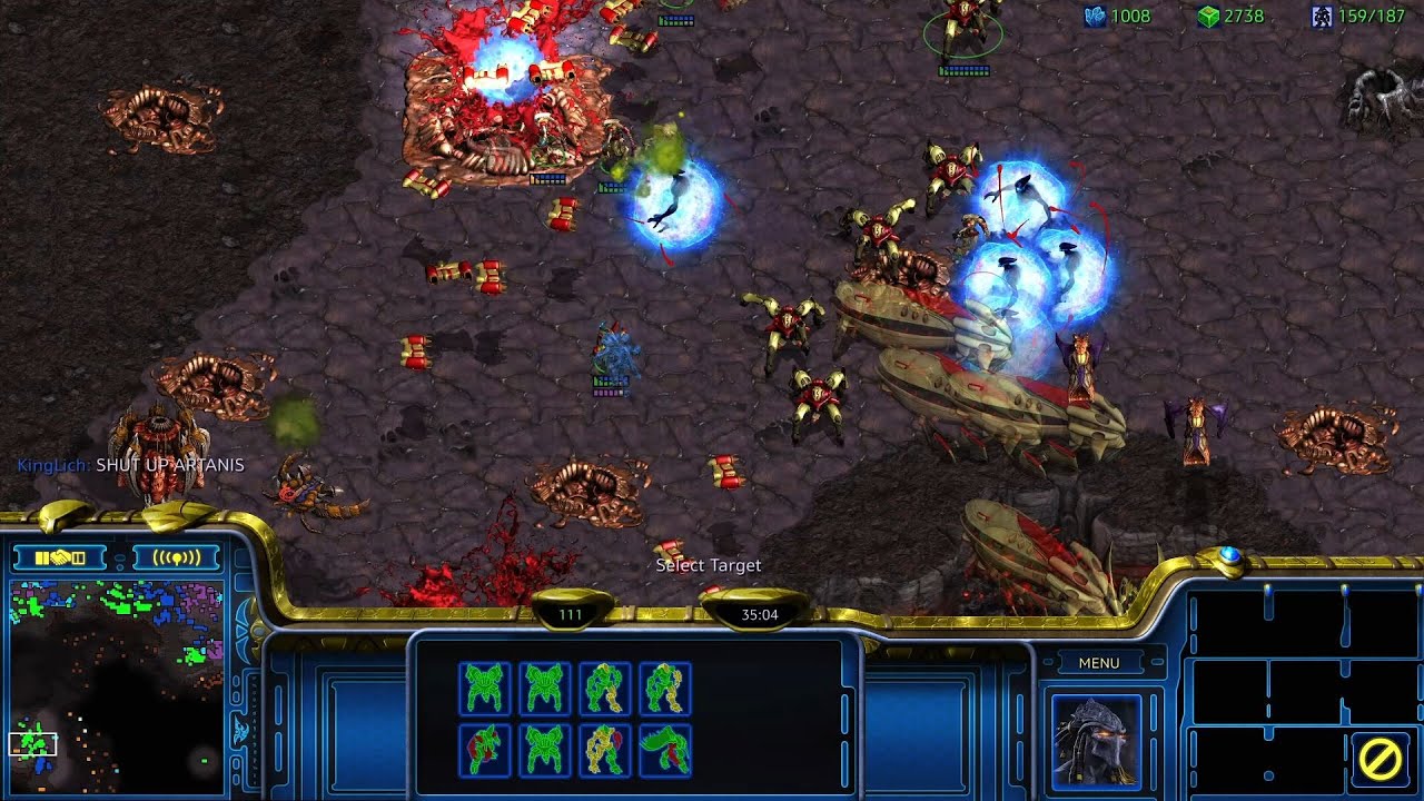 The Executor accidentally destroys the second Overmind - YouTube