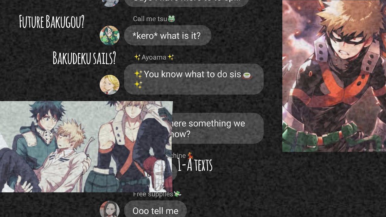 MHA/BnHa Lyric Prank/Texts[Future Bakugou] Bkdk{Bakugou shares a secret ...