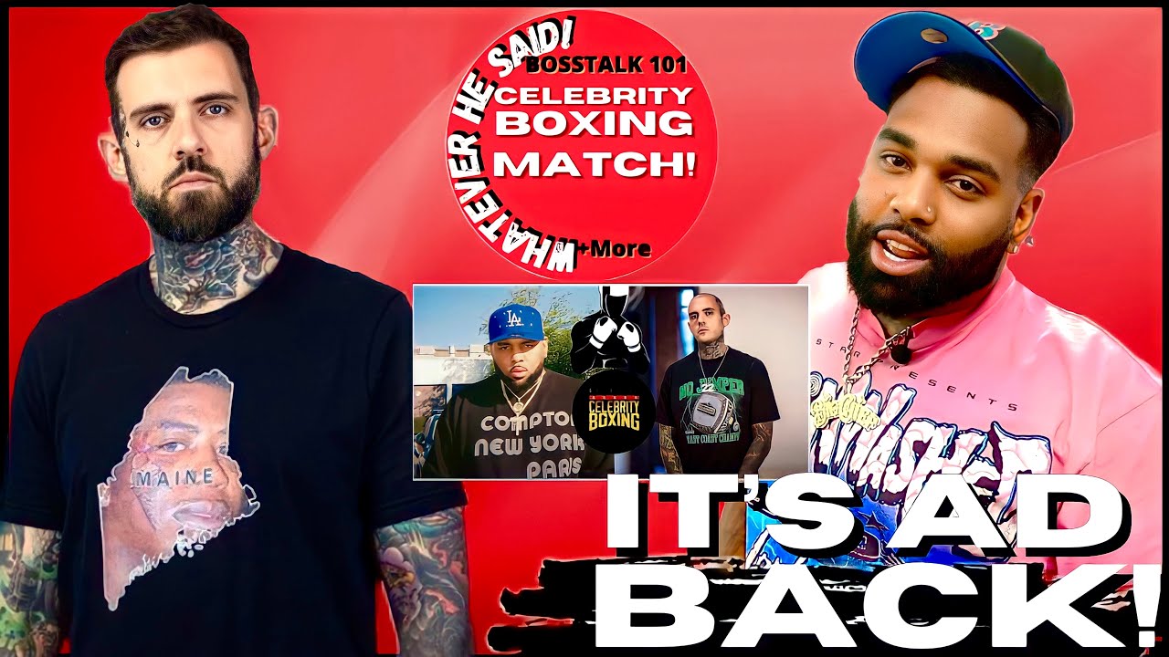AD vs Adam22 No Jumper Celebrity Boxing Match and Recap of Shawn Cotton ...