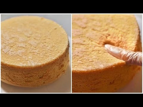 Vanilla Sponge Cake Recipe (For 2 Pound Cake) - YouTube