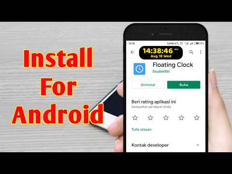 how to install floating clock on android 2021 - YouTube