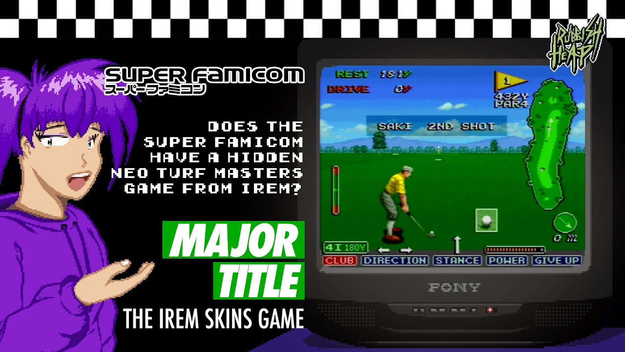 Neo Turf Masters for the Super Nintendo? Major Title review (Irem Skins ...