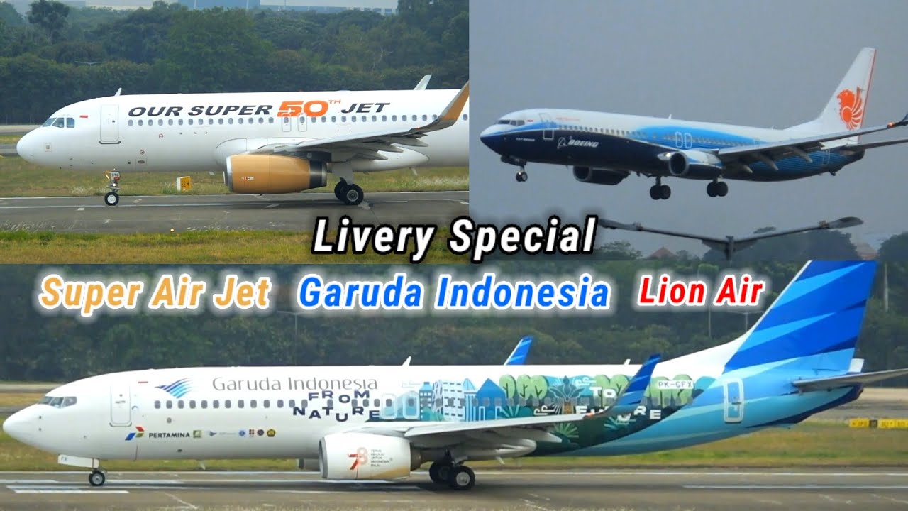 Berangkat Pagi .. 3 Livery Spesial Pesawat Garuda Indonesia, Super Air ...