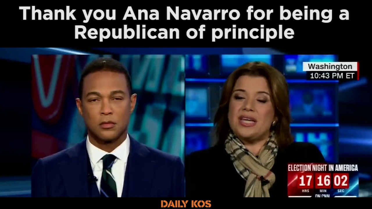 Thank you Ana Navarro for being a Republican of principle - YouTube