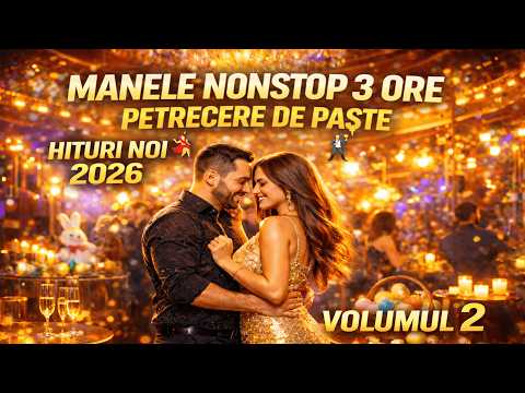 MANELE NONSTOP 3 ORE🔥PARTEA 2 - PETRECERE DE PAȘTE 2026 💃🕺 HITURI NOI🐣 RUPE TRENDINGUL
