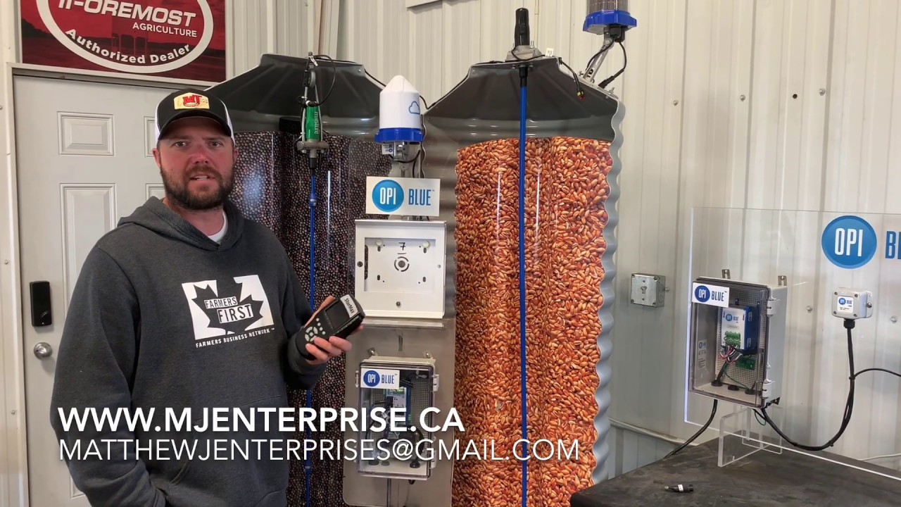 OPI Stormax Handheld hooked up to Moisture/Temperature Cables - YouTube