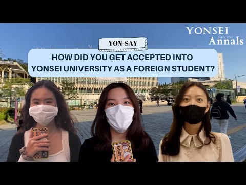 [Yonsay] How did you get accepted into Yonsei University?