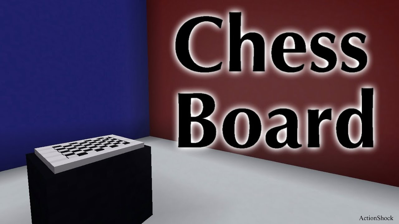 How to make a Chess Board in Minecraft - YouTube