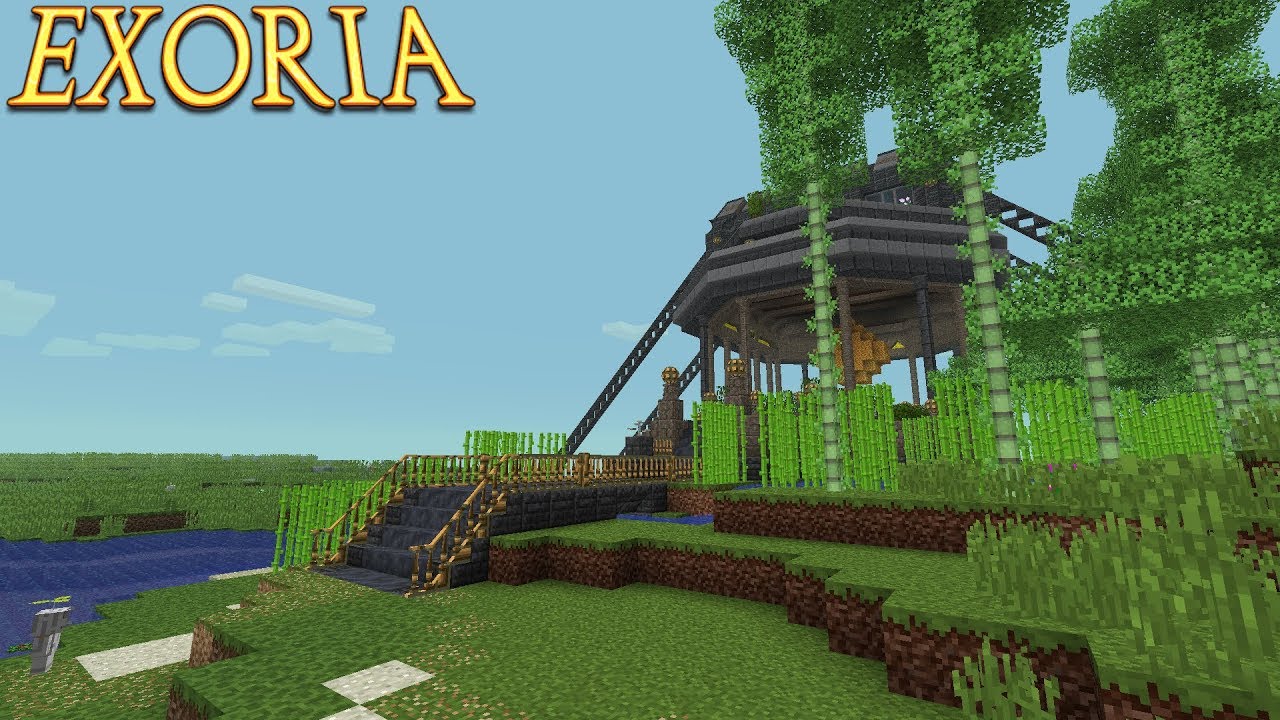 Our First Foray Into Real Building! : Exoria Lp Ep #13 Minecraft 1.12 ...