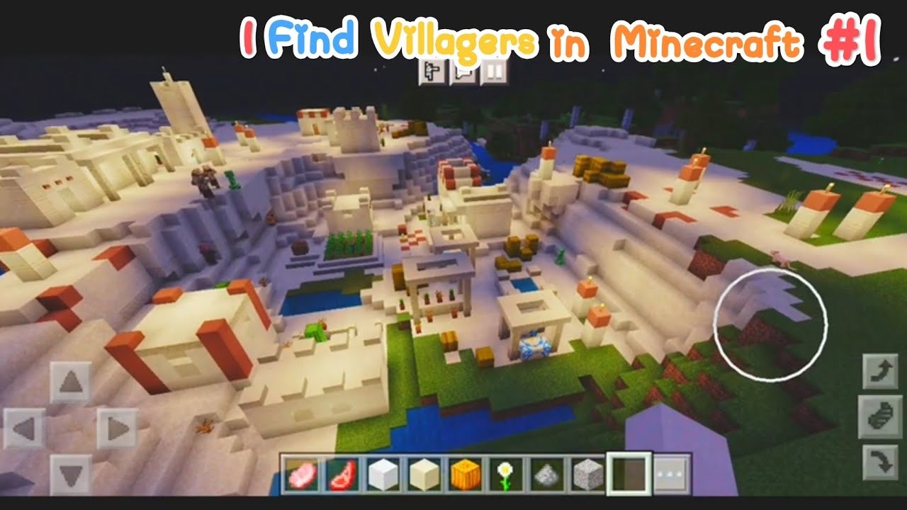 Minecraft I Find Villagers | Day #1 🤩 - YouTube