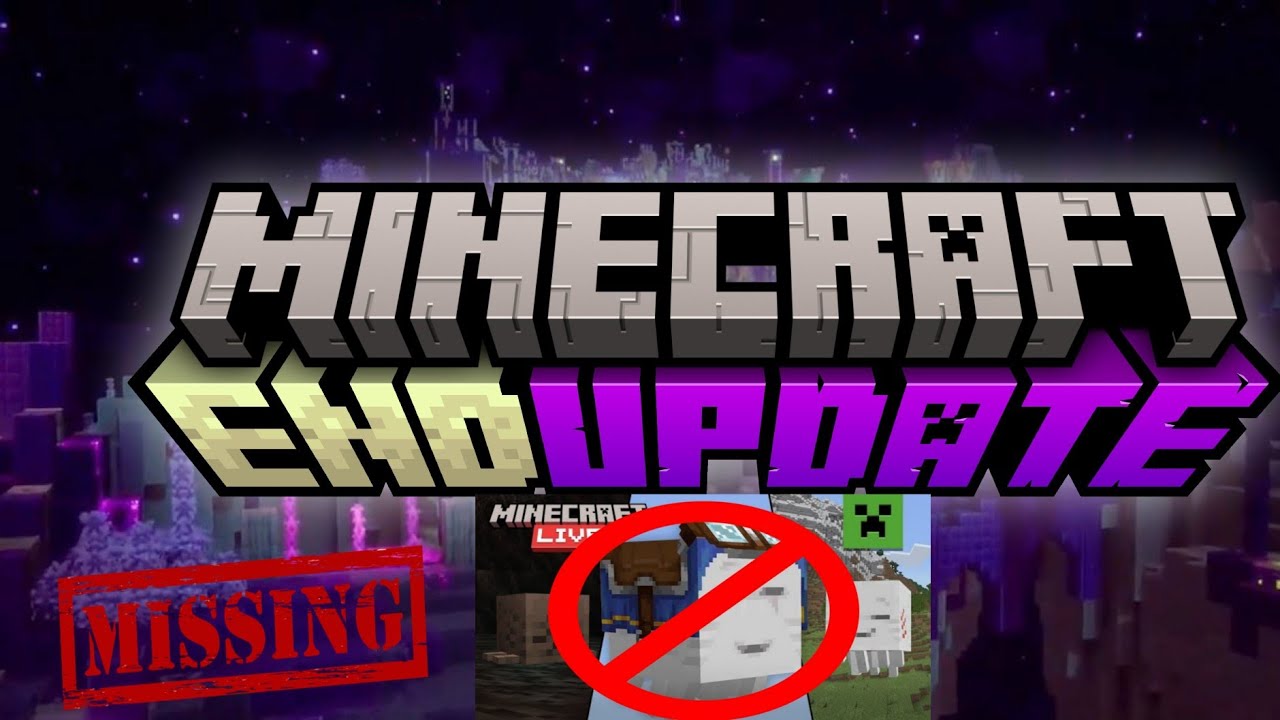 where's the end update................. (minecraft live 2025 sucked ...