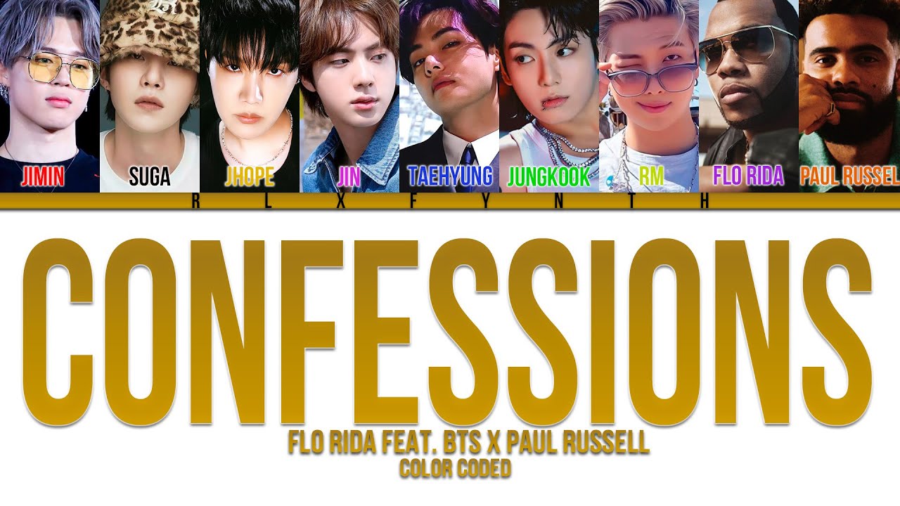 [AI COVER] HOW WOULD BTS SING "CONFESSIONS" BY FLO RIDA (COLOR CODED ...