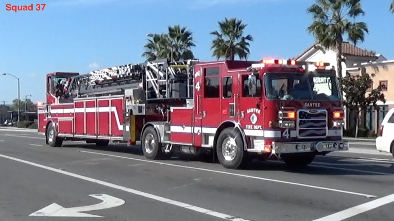 Santee Fire Responding (Compilation 2) - YouTube