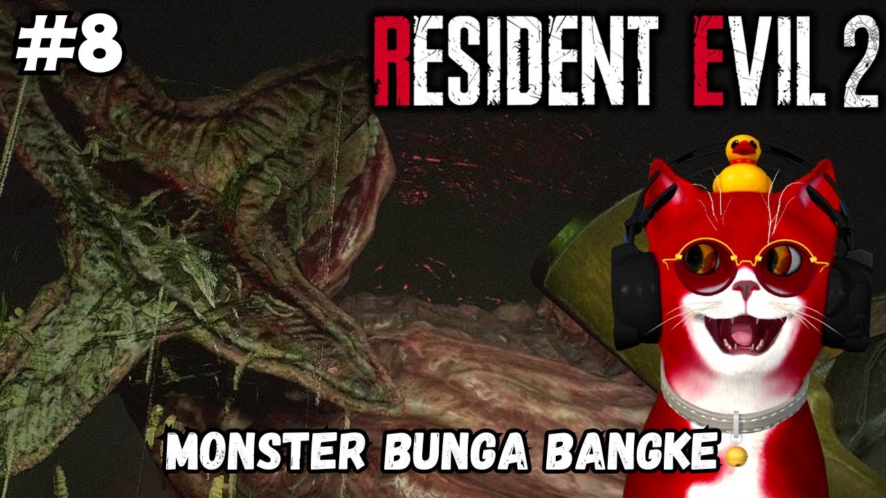 Monster bunga bangke - Resident Evil 2 - Part 8 ( LEON ) - YouTube