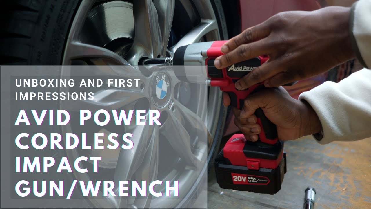 Avid Power cordless impact wrench quick unboxing and first impressions ...