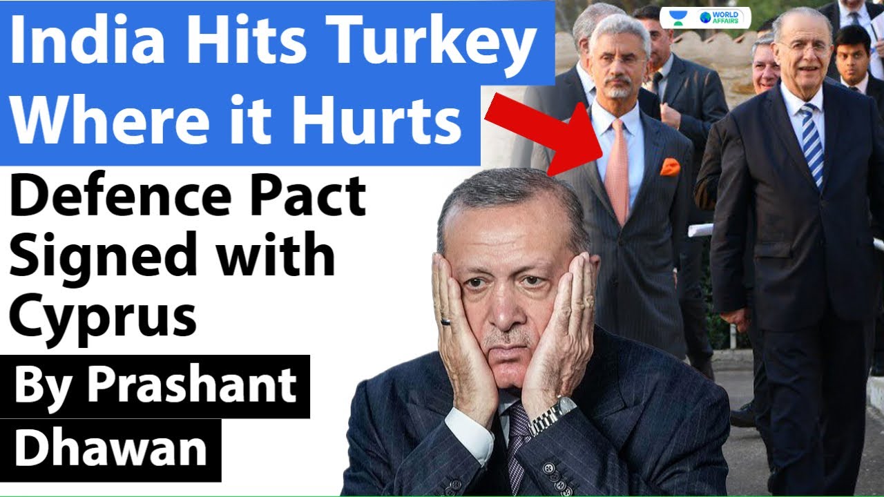 India Hits Turkey Where it Hurts | Defence Pact Signed with Cyprus ...