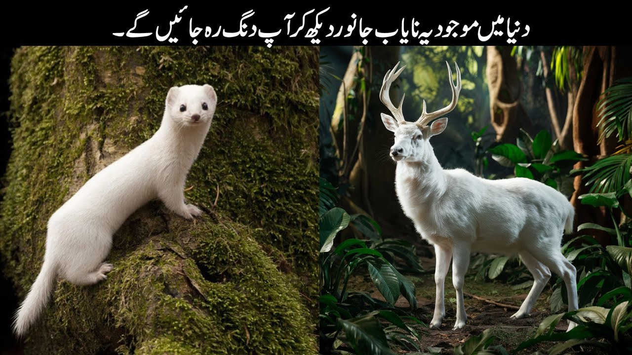 Most Beautiful White Animals That Will Blow Your Mind - YouTube