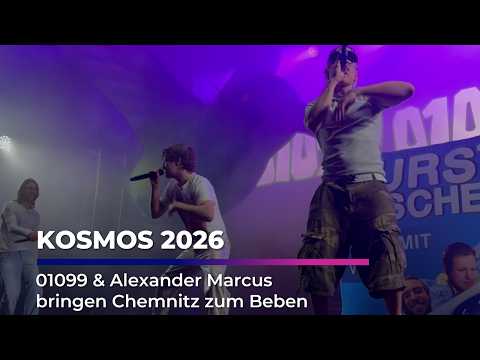 KOSMOS 2026: 01099 & Alexander Marcus bringen Chemnitz zum Beben