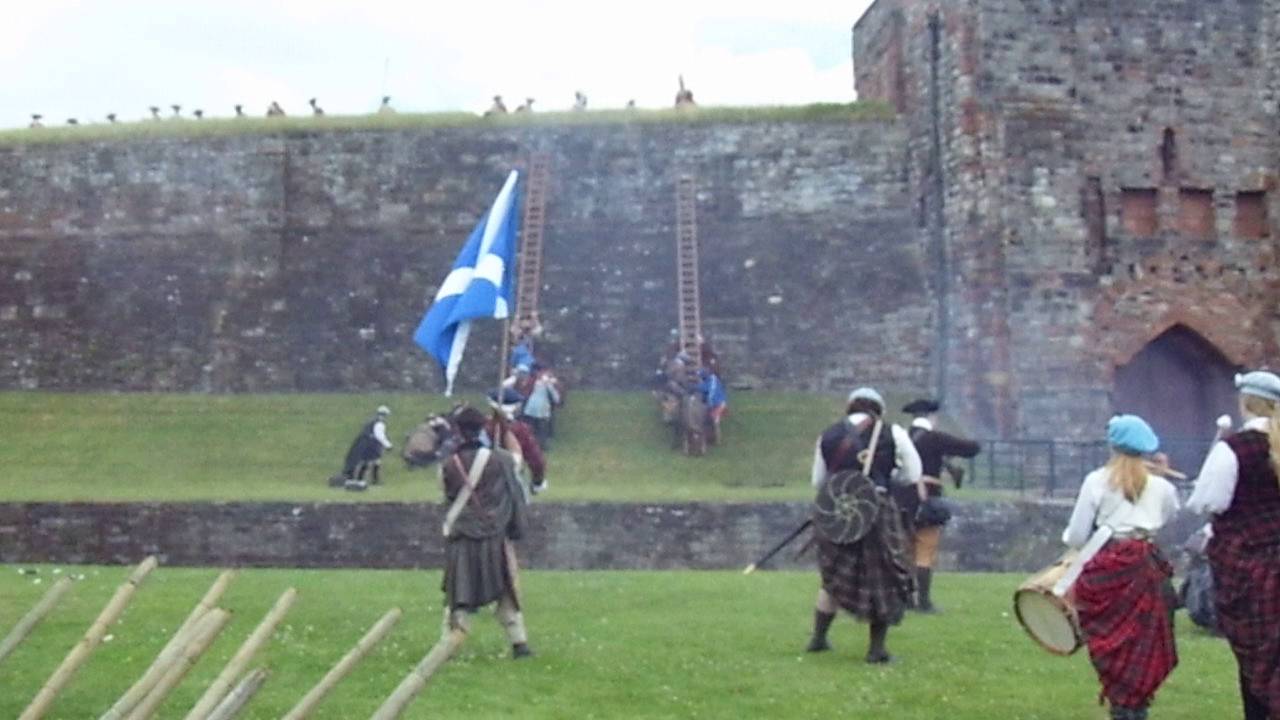 Jacobite siege at Carlisle Castle - YouTube